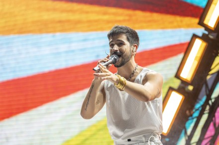 Colombian Singer Camilo Performs During His Editorial Stock Photo ...