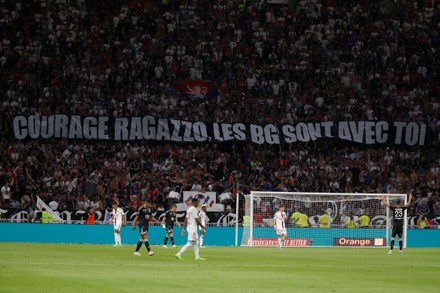 Fans Lyon During French Championship Ligue Editorial Stock Photo ...