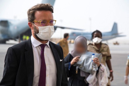 Handout Photo Passengers Who Fled Afghanistan Editorial Stock Photo ...