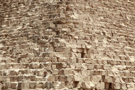Stone Blocks Great Pyramid Khufu Cheops Editorial Stock Photo - Stock ...