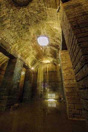 Interior Historic Roman Cistern Volterra Tuscany Editorial Stock Photo ...