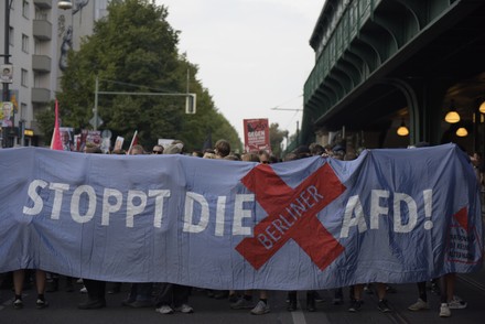 imágenes de Demonstration: Stop AfD!, berlin, berlin, germany - 16 Sep ...