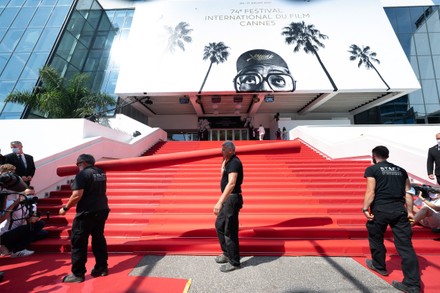 __COUNT__ Cannes - The Red Carpet Set Up, France - 06 Jul 2021 Stock ...
