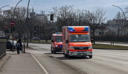 Berlin Fire Brigade Ambulance Berlin Germany Editorial Stock Photo ...
