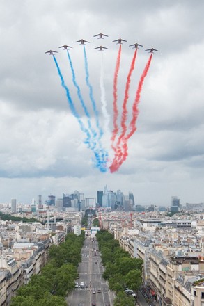Alphajet Airplanes French Elite Acrobatic Flying Editorial Stock Photo ...
