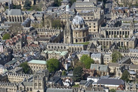 Aerial View Oxford City Centre Oxfordshire Editorial Stock Photo ...