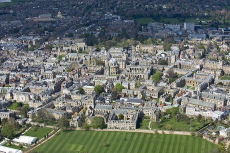 Aerial View Oxford City Centre Oxfordshire Editorial Stock Photo ...
