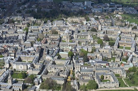 Aerial View Oxford City Centre Oxfordshire Editorial Stock Photo ...