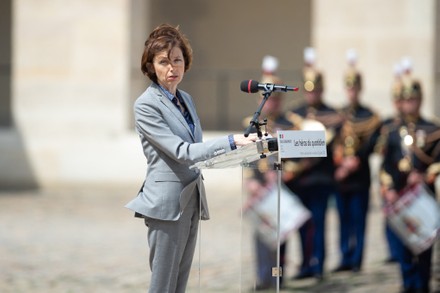 French Defence Minister Florence Parly Delivers Editorial Stock Photo ...