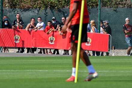Training Ogc Nice Football Team Ogc Editorial Stock Photo - Stock Image ...