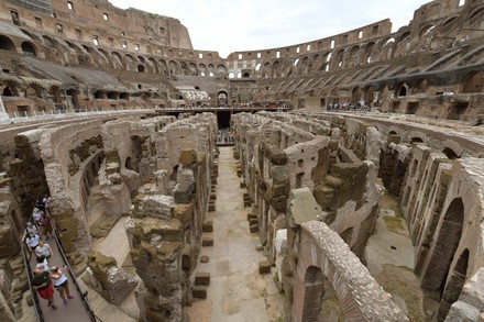 Colosseums Underground Levels Hypogea Has Been Editorial Stock Photo ...