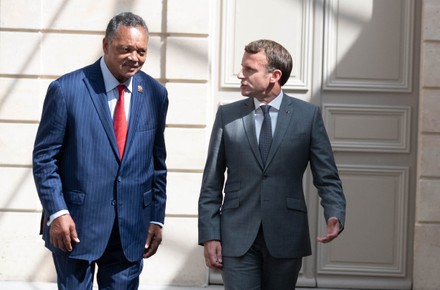French President Emmanuel Macron Veteran American Editorial Stock Photo ...
