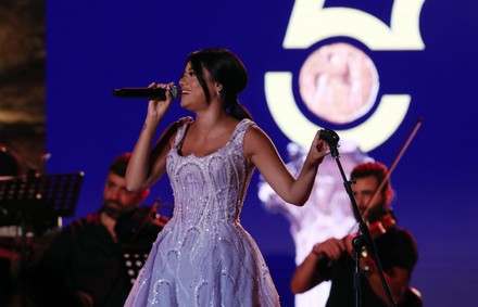 Iraqi Singer Rahma Riad Performs During Editorial Stock Photo - Stock ...