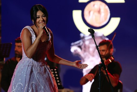 Iraqi Singer Rahma Riad Performs During Editorial Stock Photo - Stock ...