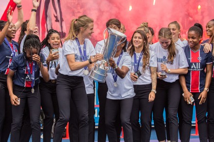 Psg Womens Team Will Celebrate Their Editorial Stock Photo - Stock ...