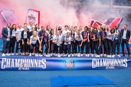 Psg Womens Team Will Celebrate Their Editorial Stock Photo - Stock ...