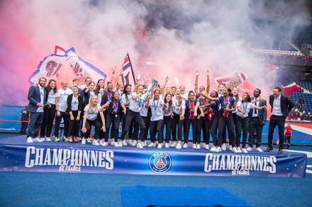 Psg Womens Team Will Celebrate Their Editorial Stock Photo - Stock ...