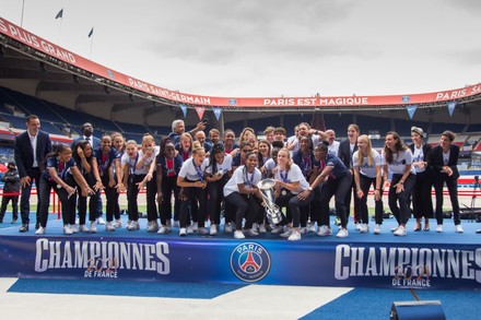 Psg Womens Team Will Celebrate Their Editorial Stock Photo - Stock ...