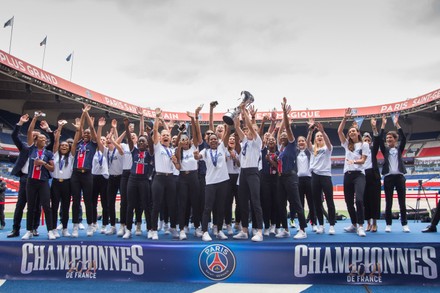 Psg Womens Team Will Celebrate Their Editorial Stock Photo - Stock ...