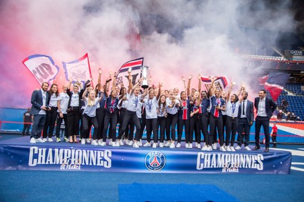 Psg Womens Team Will Celebrate Their Editorial Stock Photo - Stock ...