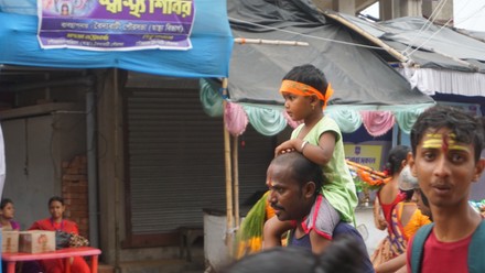 Numerous Devotees Pilgrims Going Tarakeswar During Editorial Stock ...