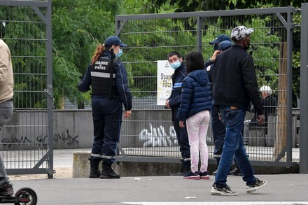 Evacuation Of Drug Addicts From Eole Garden - Paris, France - 30 Jun ...