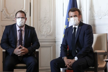 __COUNT__ Emmanuel Macron meets Cristiano Amon - Versailles, France ...