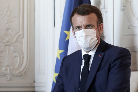 __COUNT__ Emmanuel Macron meets Cristiano Amon - Versailles, France ...