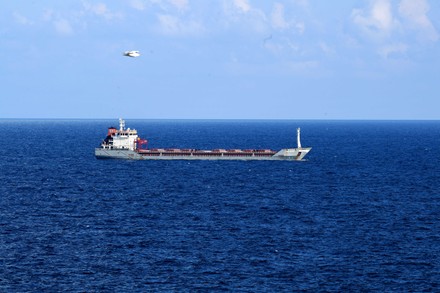 Vessel Second Caravan Ships Transporting Grain Editorial Stock Photo ...