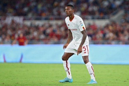 Georginio Wijnaldum Roma Action During Preseason Editorial Stock Photo ...