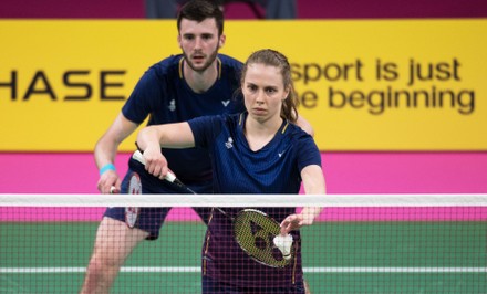 Adam Hall Julie Macpherson Scotland Action Editorial Stock Photo ...