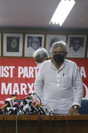 CPIM Press Conference - New Delhi - 14 Sep 2021 Stock Pictures ...
