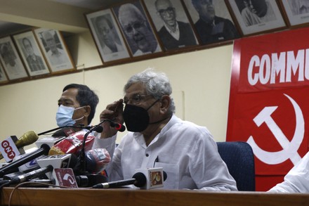 CPIM Press Conference - New Delhi - 14 Sep 2021 Stock Pictures ...