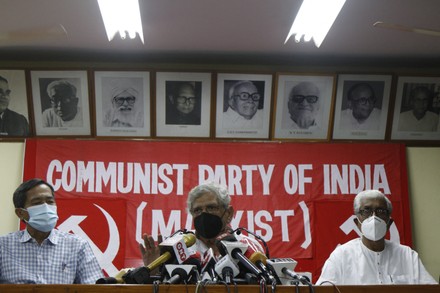 CPIM Press Conference - New Delhi - 14 Sep 2021 Stock Pictures ...