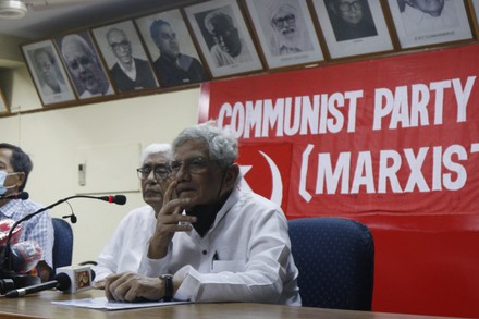 CPIM Press Conference - New Delhi - 14 Sep 2021 Stock Pictures ...
