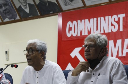 CPIM Press Conference - New Delhi - 14 Sep 2021 Stock Pictures ...