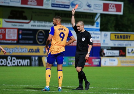Referee Mr Andrew Kitchen Shows Jordan Editorial Stock Photo - Stock ...