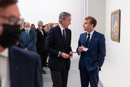 President Macron Visit To Morozov Collection, Icons Of Modern Art ...
