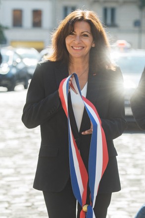 Annehidalgo Mayor Paris Attends Inauguration Place Editorial Stock ...