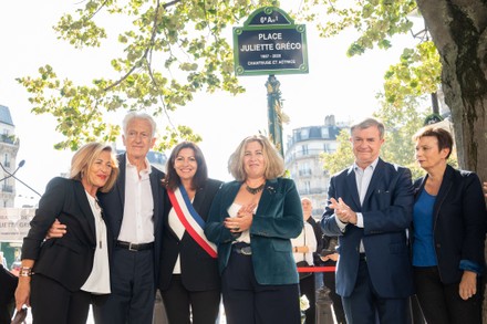 Annehidalgo Mayor Paris Attends Inauguration Place Editorial Stock ...