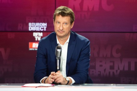 Yannick Jadot and Sandrine Rousseau debate on BFMTV - Paris - 24 Sep ...