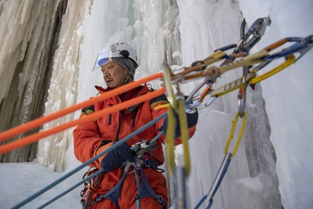 Chen Ruifeng Prepares Rope System When Editorial Stock Photo - Stock ...