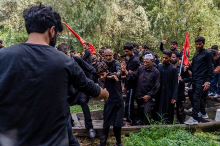 Shia Muslims Beat Their Chests During Editorial Stock Photo - Stock ...