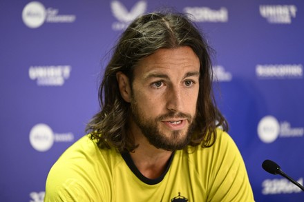 Unions Christian Burgess Pictured During Press Editorial Stock Photo ...