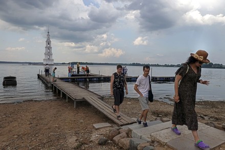 Russian Tourists Spend Time On Volga Editorial Stock Photo - Stock ...