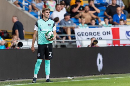 Portsmouth Defender Zak Swanson 2 Prepares Editorial Stock Photo ...