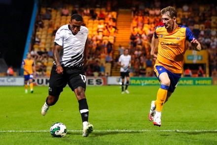 Elliott Hewitt Mansfield Town Chases Down Editorial Stock Photo - Stock ...