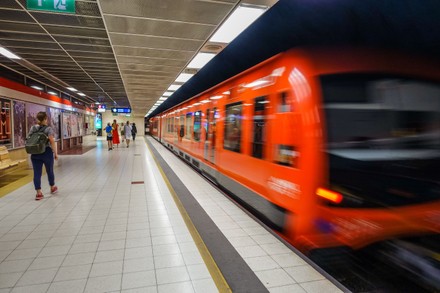 Hsl Subway Metro Train Underground Station Editorial Stock Photo ...