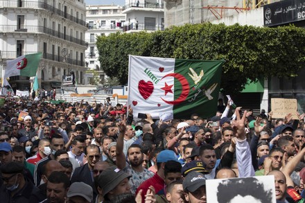 Demonstration 112th Friday Algeria Demonstrators Hirak Editorial Stock ...