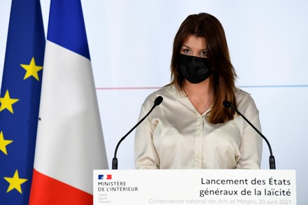 General Assembly Of Secularism - Paris, France - 20 Apr 2021 Stock ...